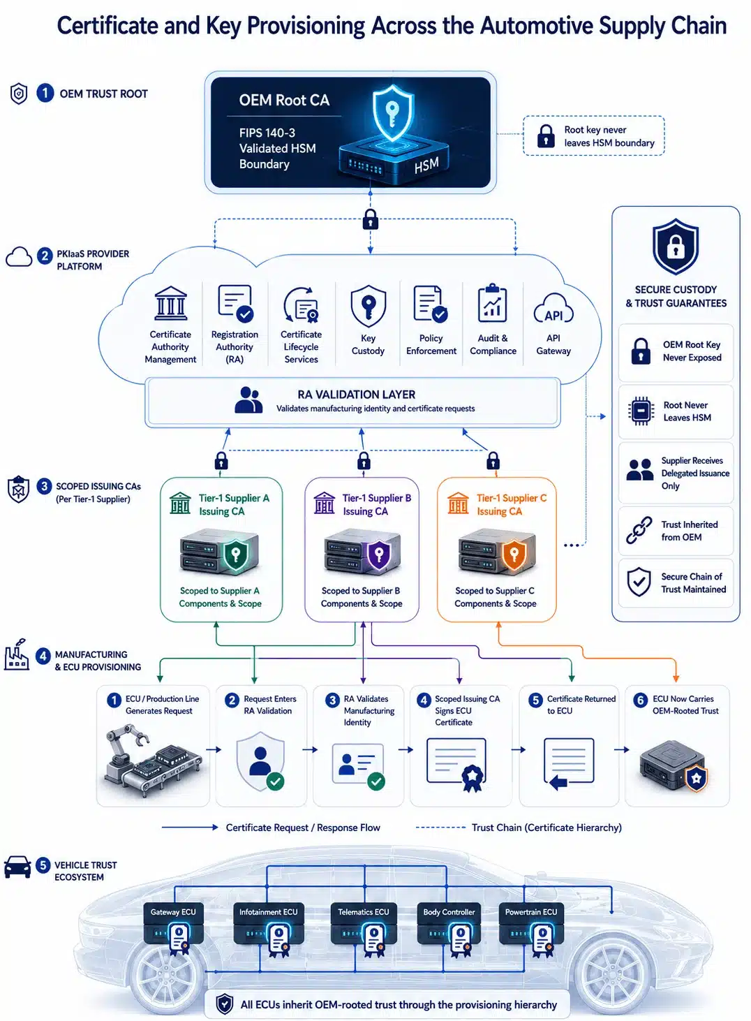 Build vs. Buy Automotive PKI: Why OEMs Prefer PKI as a Service (PKIaaS)?